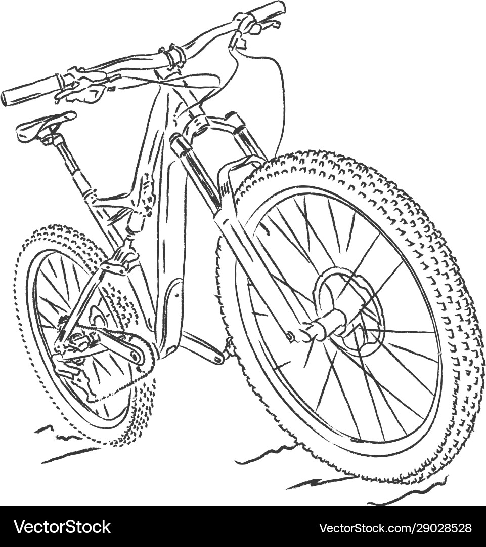 Mountain bike Royalty Free Vector Image - VectorStock