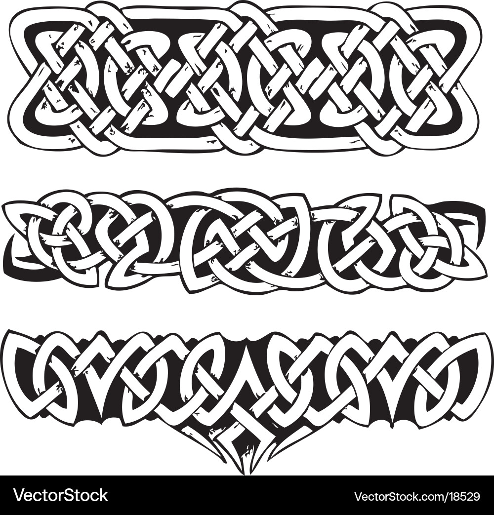 Celtic symbols Royalty Free Vector Image - VectorStock