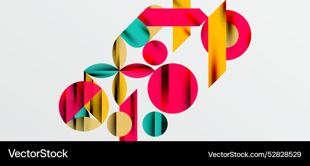 Geometric neo patterns abstract background Vector Image