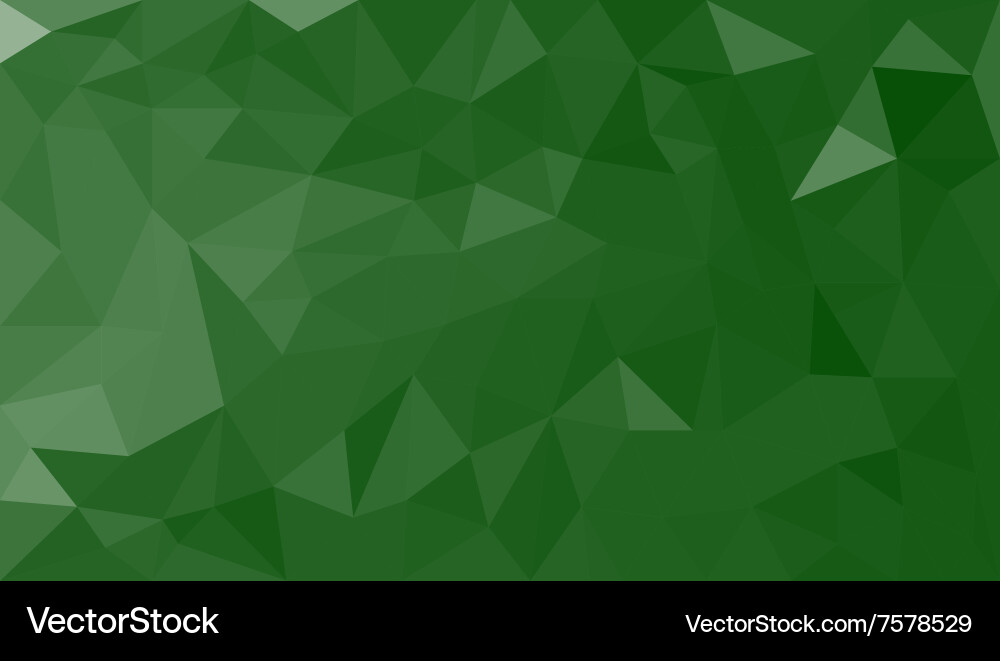 Green polygon background Royalty Free Vector Image
