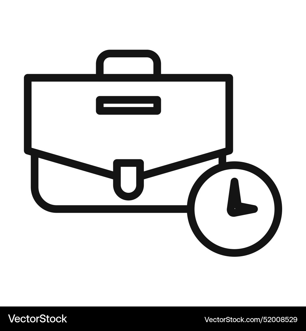 Office schedule icon ideal for time management Vector Image