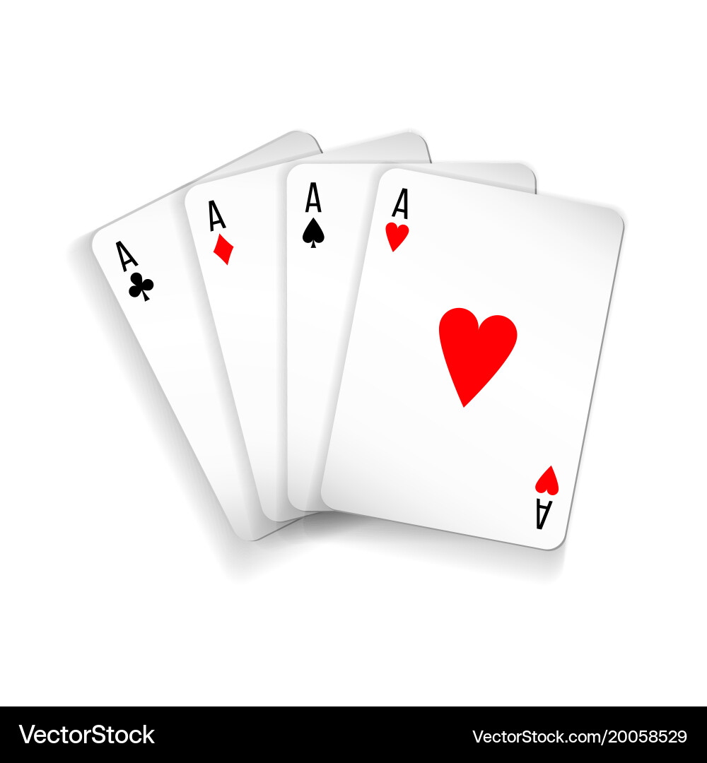 Fanned Cards Aces Vector Images (85)