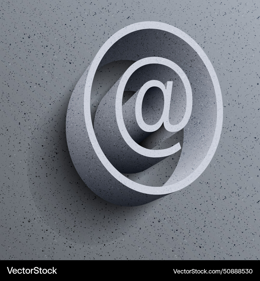 Concrete wall with text Royalty Free Vector Image