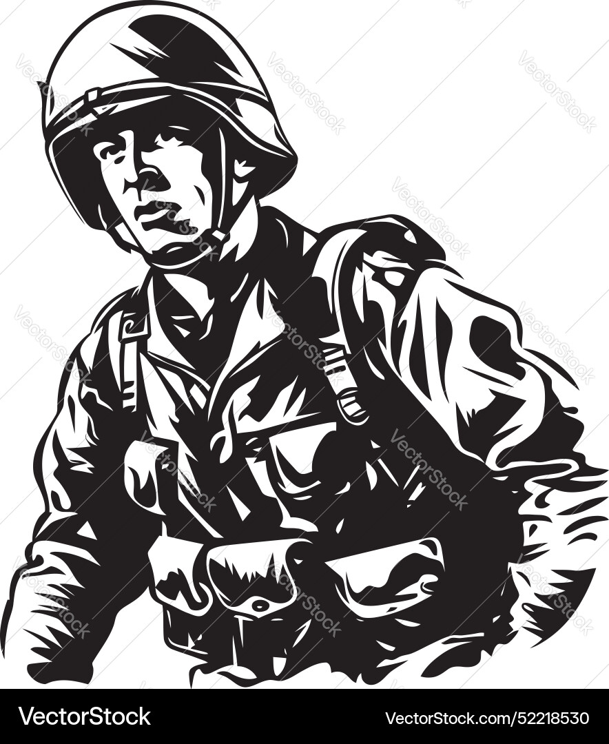 Ghost recon black logo for combat operations Vector Image