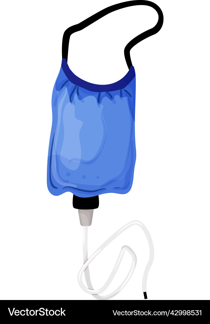 Camping water filter cartoon Royalty Free Vector Image