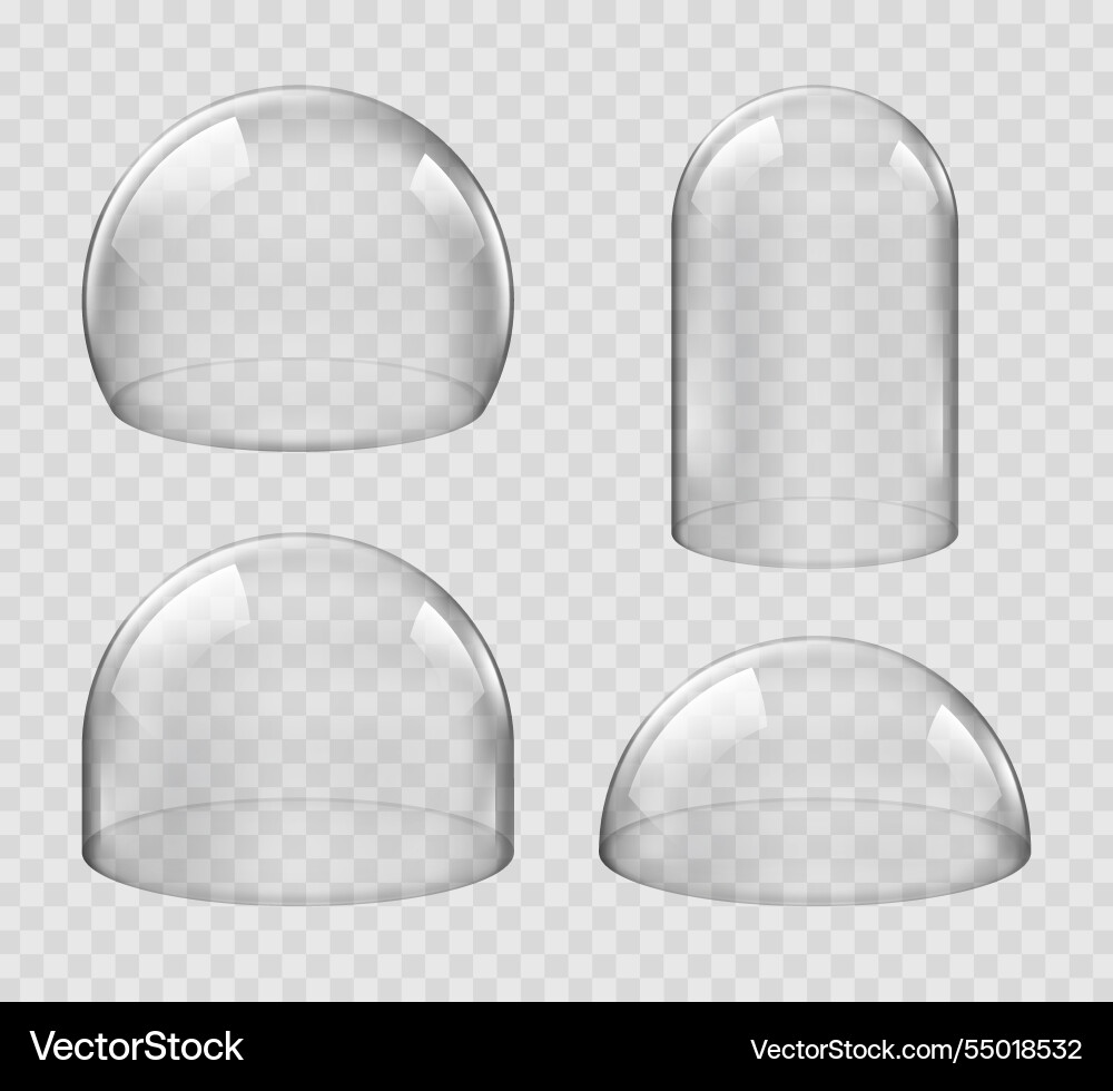 Crystal glass domes round transparent sphere cover