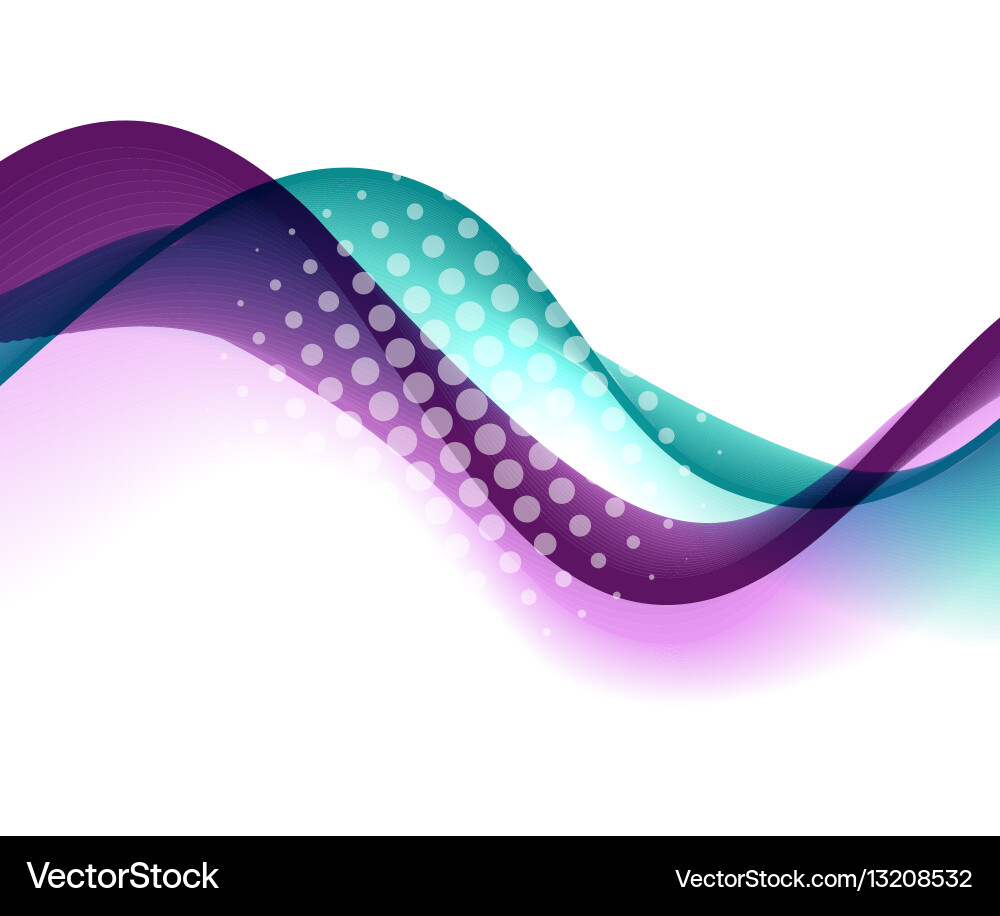 Curved Wave Background Royalty Free Vector Image