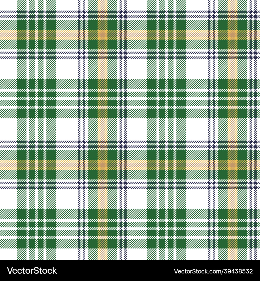 Green and Yellow Tartan Plaid Fabric Royalty Free Vector