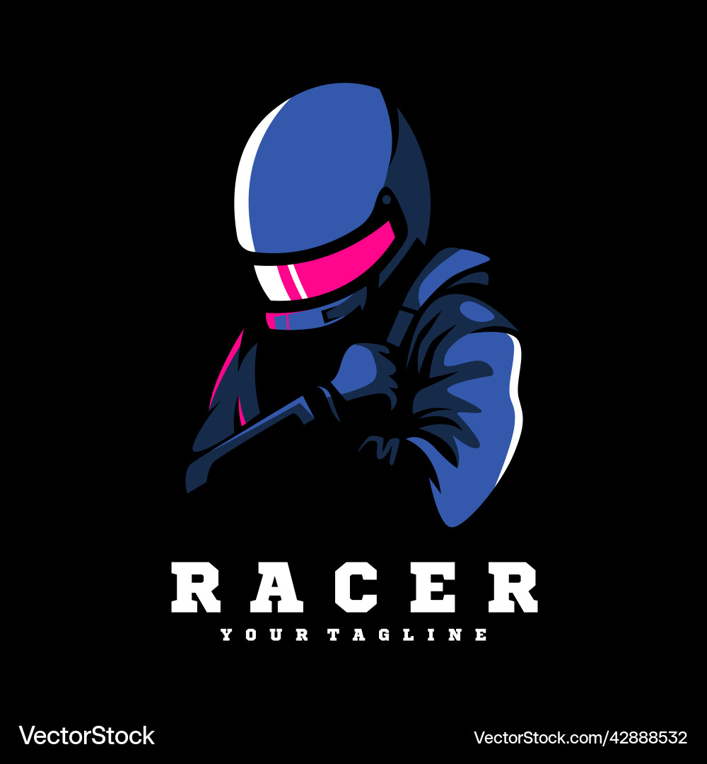 Racer Royalty Free Vector Image - VectorStock