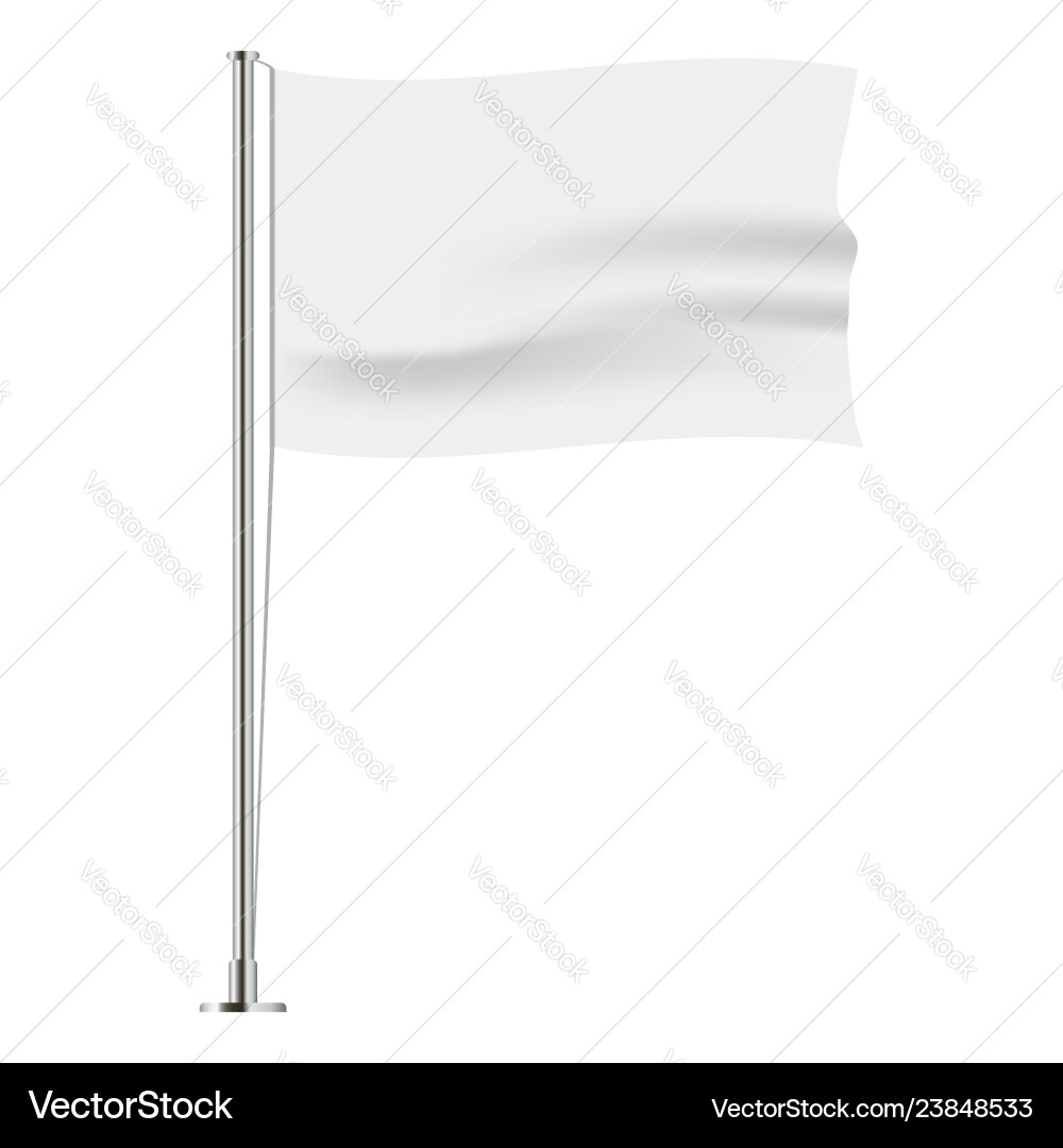 Horizontal wavy flag Royalty Free Vector Image