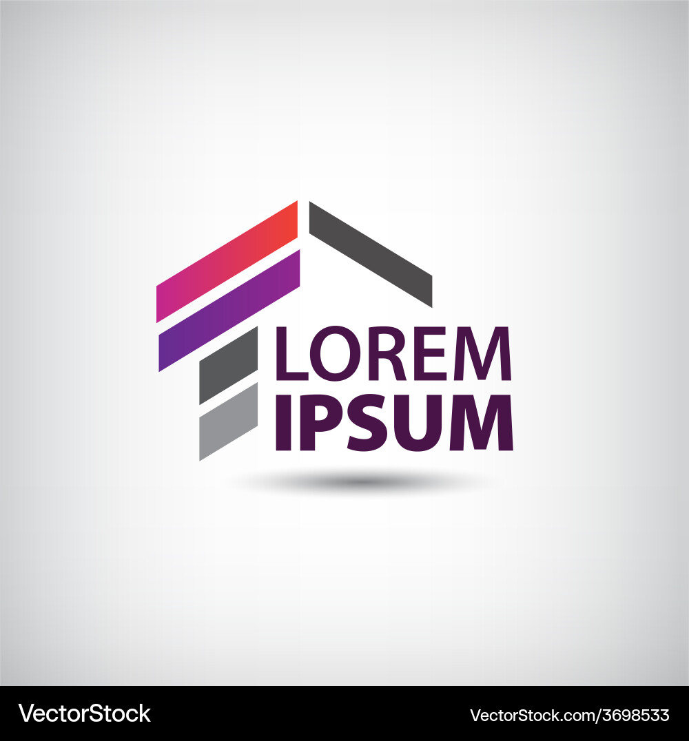 House logo for company Royalty Free Vector Image