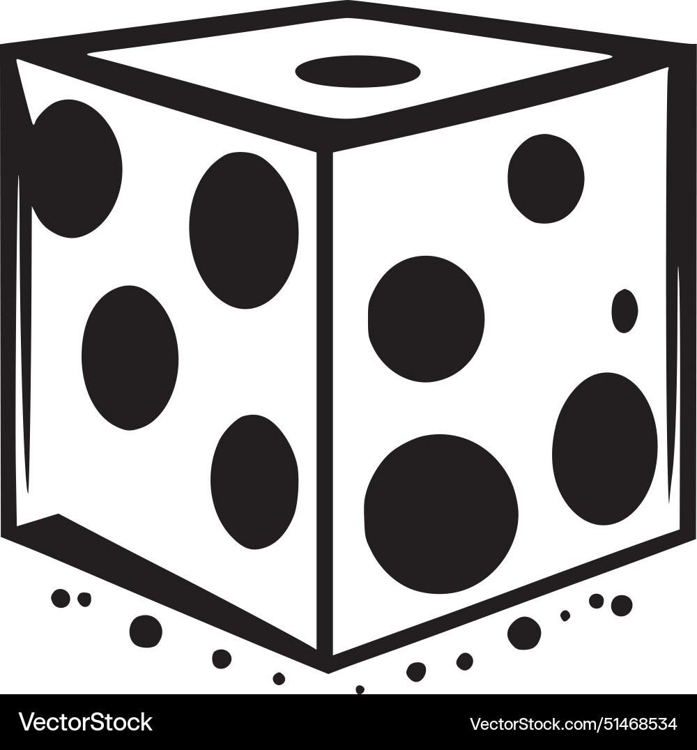 Box - black and white isolated icon Royalty Free Vector