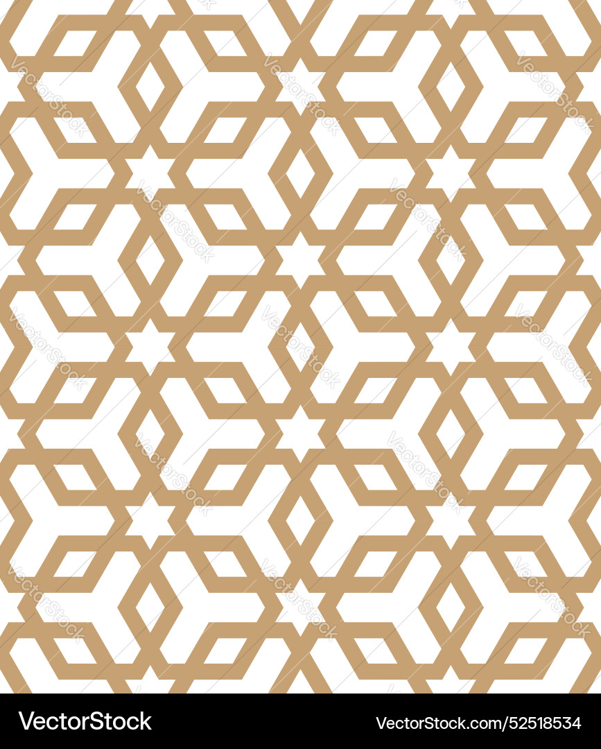 Islamic background with traditional style arabic Vector Image