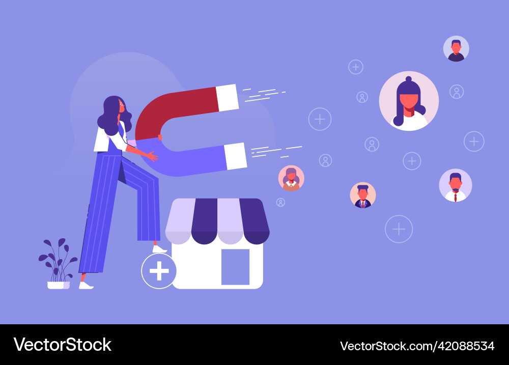 Target market concept Royalty Free Vector Image