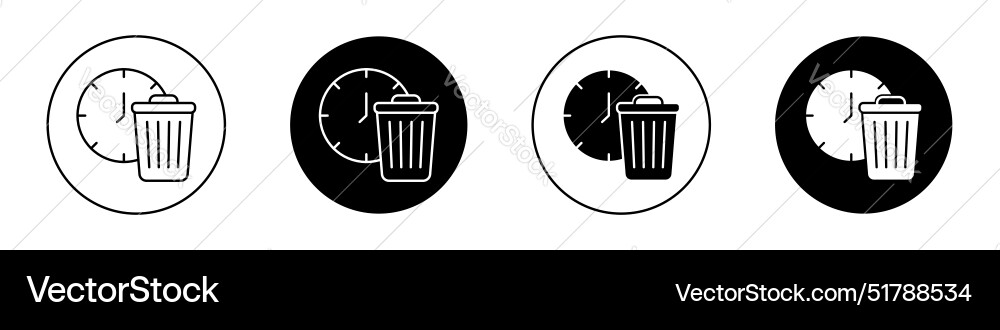 Time waste icon Royalty Free Vector Image - VectorStock