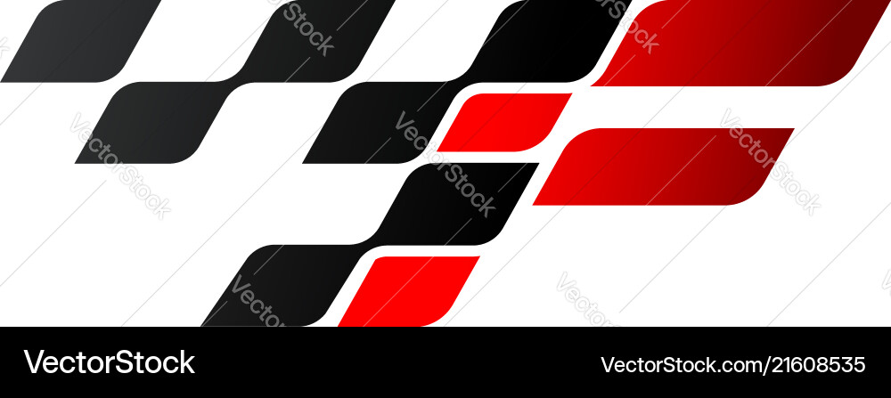 Letter f with racing flag logo Royalty Free Vector Image