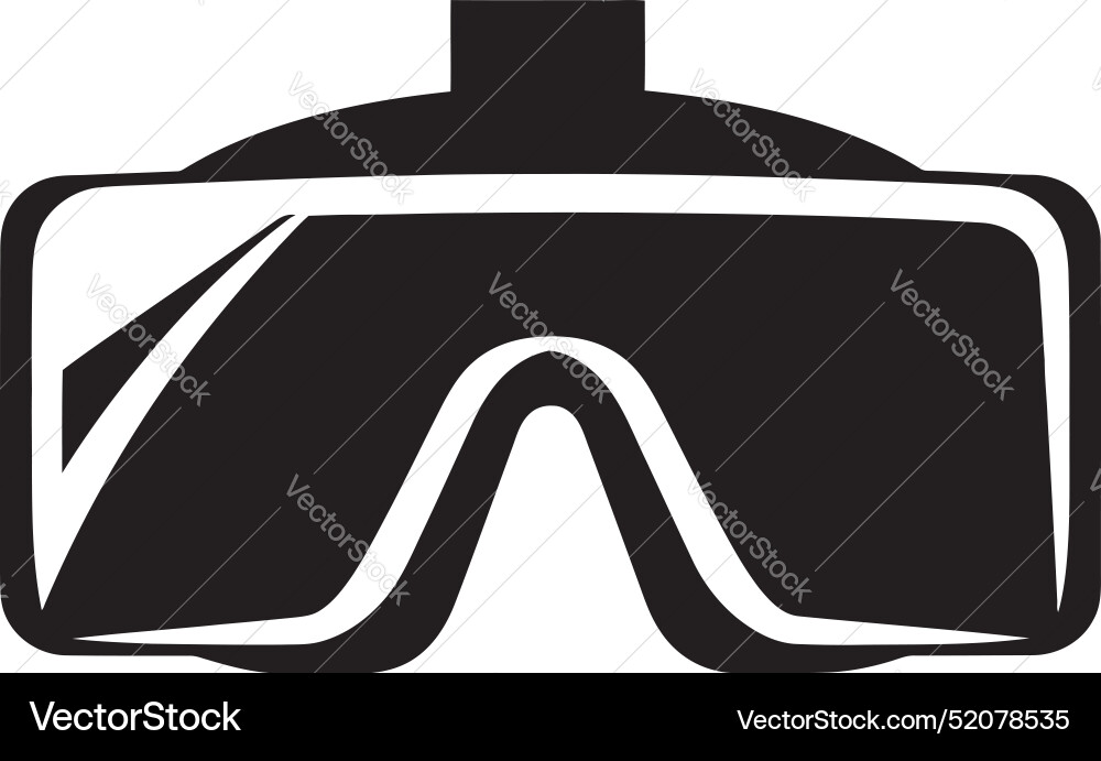 Reality revolution logo with vr goggles Royalty Free Vector
