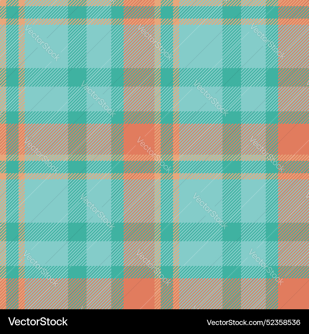 Plaid seamless pattern check fabric texture Vector Image