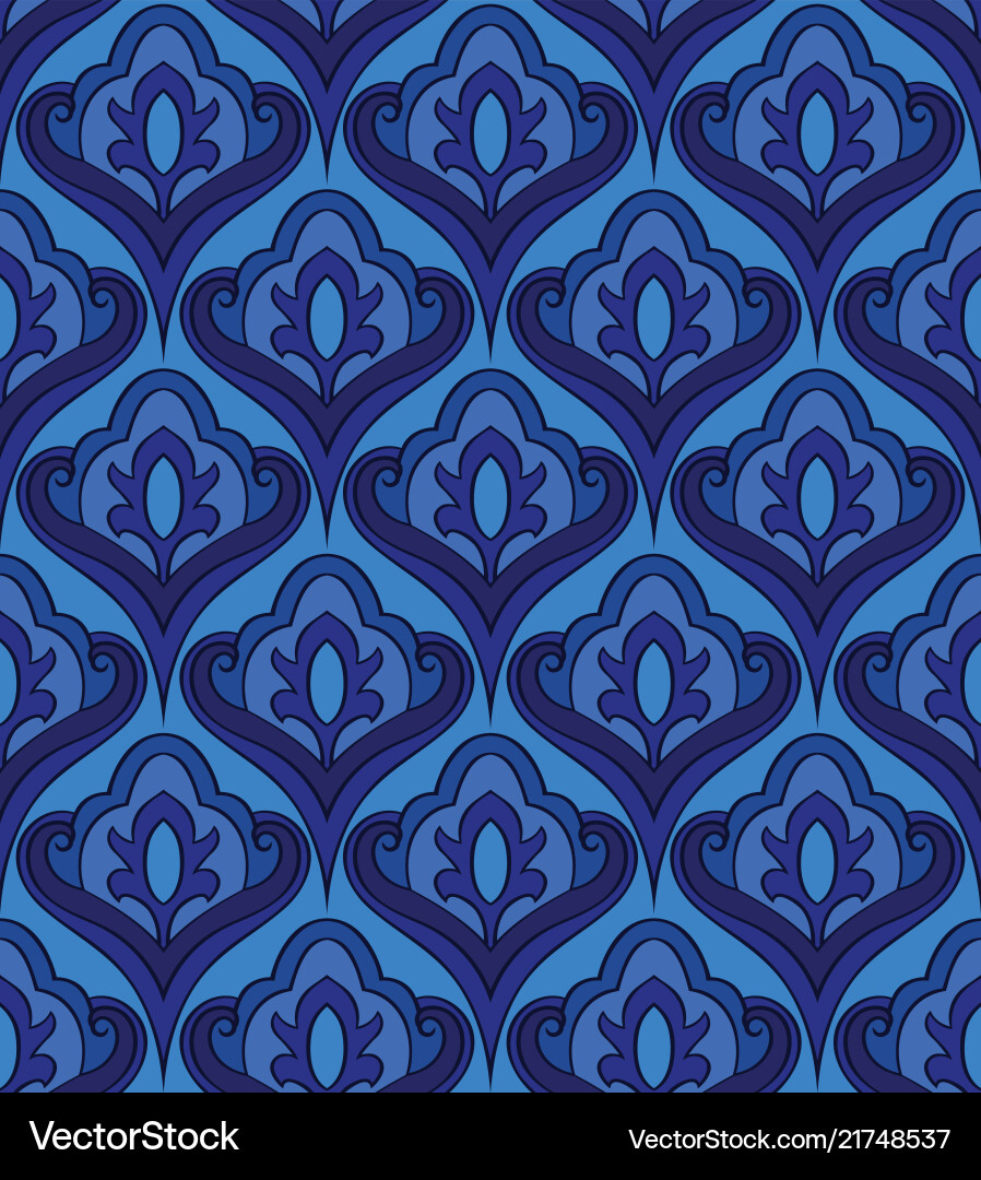 Blue abstract pattern Royalty Free Vector Image