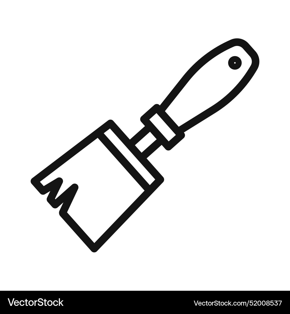 Paint brush icon for digital painting tools Vector Image