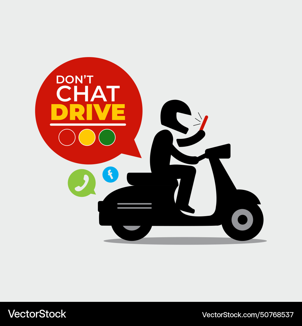 Safe drive save life concept Royalty Free Vector Image