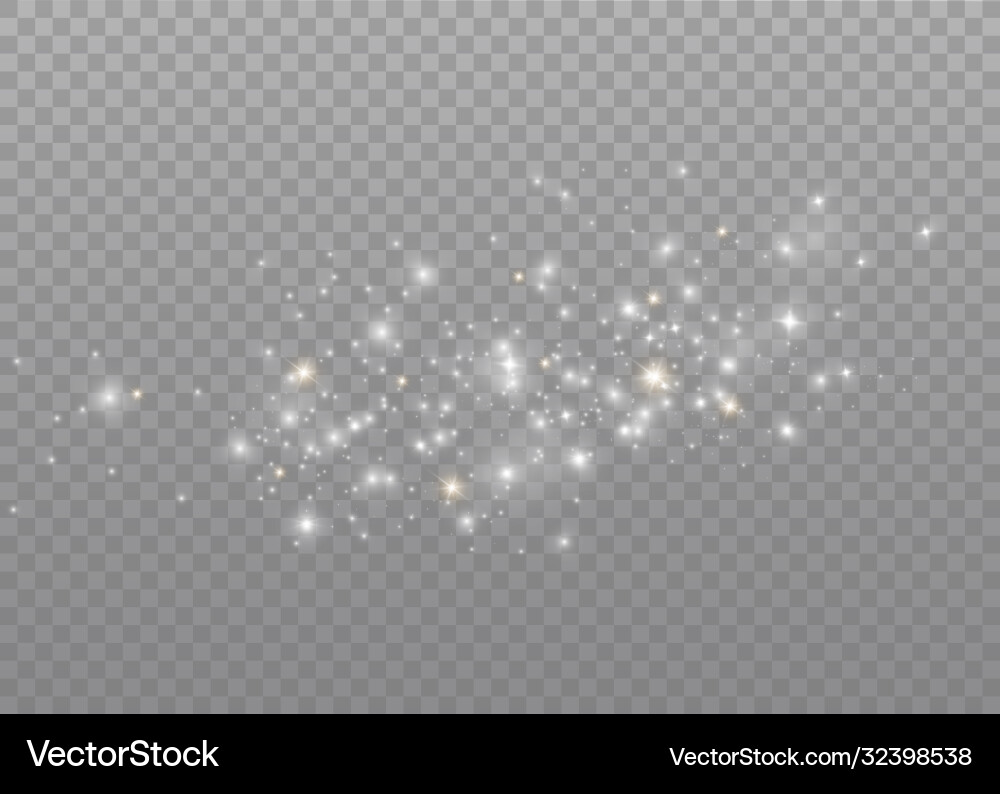 Sparkling dust particles Royalty Free Vector Image