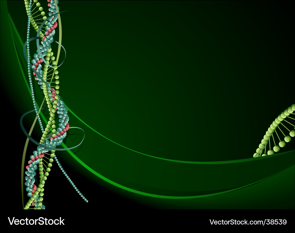 DNA Strand Background Royalty Free Vector Image