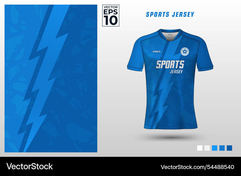 Abstract Sport Lightning Jersey Royalty Free Vector Image