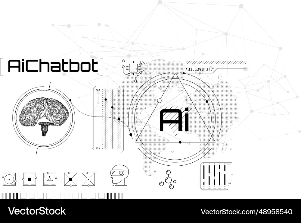 Infographics about the development and training Vector Image