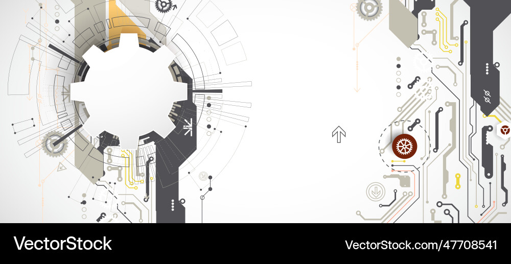 Abstract Circuit Technology Royalty Free Vector Image