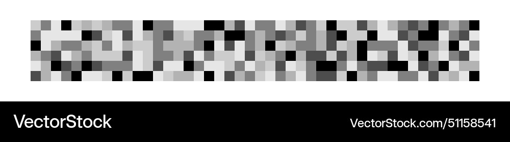 Censor blur texture gray pixel mosaic backgrounds Vector Image