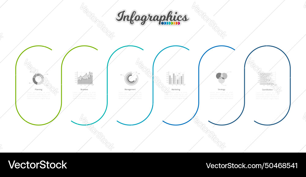 Infographic timeline template for chart diagram Vector Image