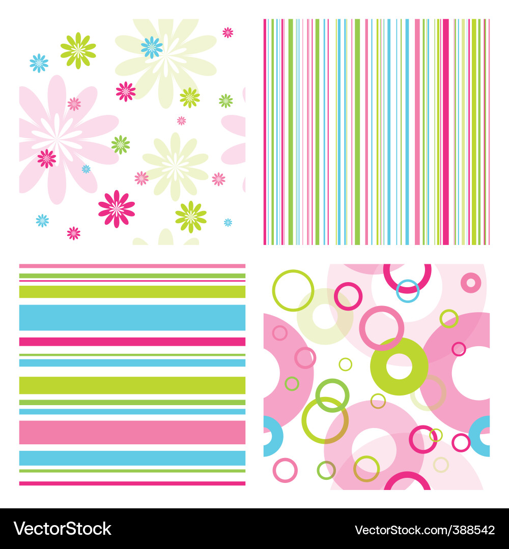 Set of patterns Royalty Free Vector Image - VectorStock