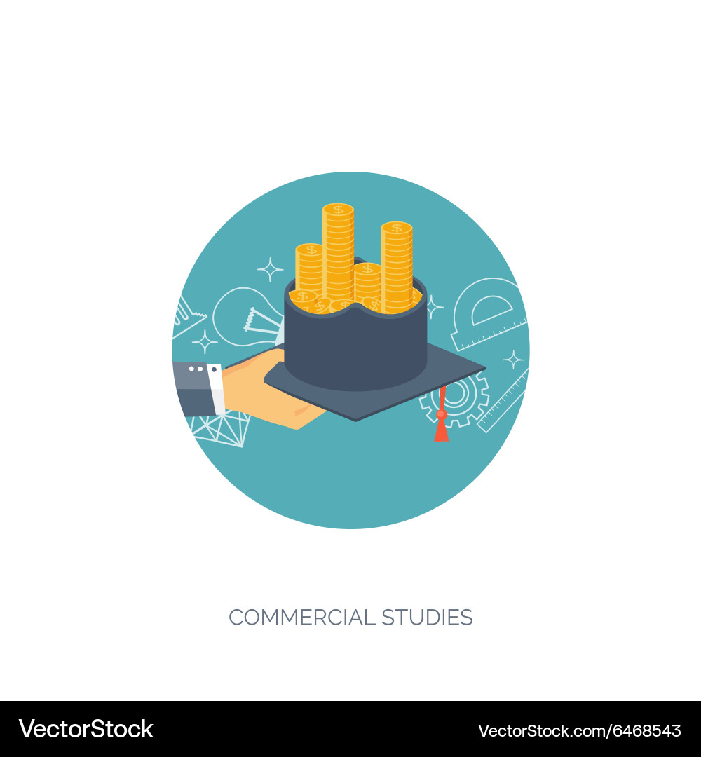 Flat backgrounds set Royalty Free Vector Image