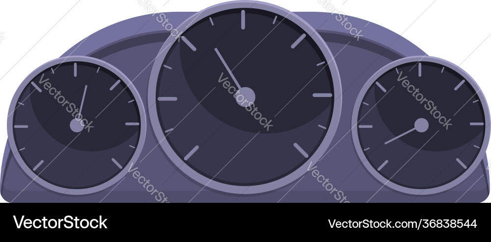 Car sport dashboard icon cartoon style Royalty Free Vector