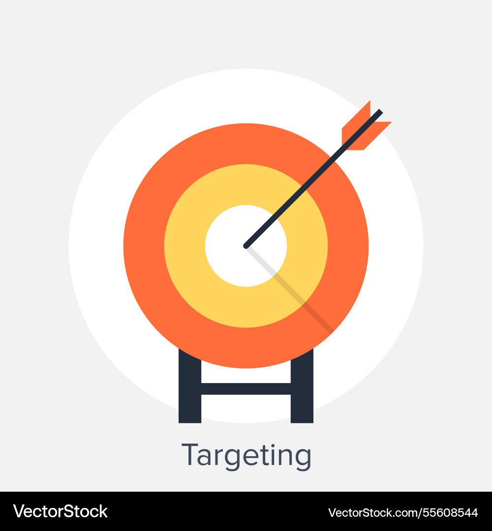 Targeting concept Royalty Free Vector Image - VectorStock