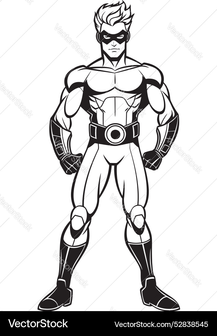 Vigilant icon emblematic super badge caped Vector Image