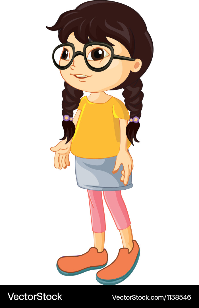 A girl Royalty Free Vector Image - VectorStock