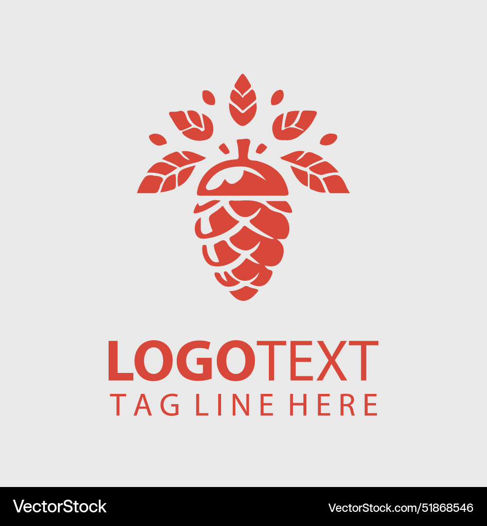 Acorn logo Royalty Free Vector Image - VectorStock