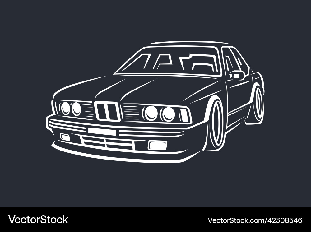 Car street racing Royalty Free Vector Image - VectorStock