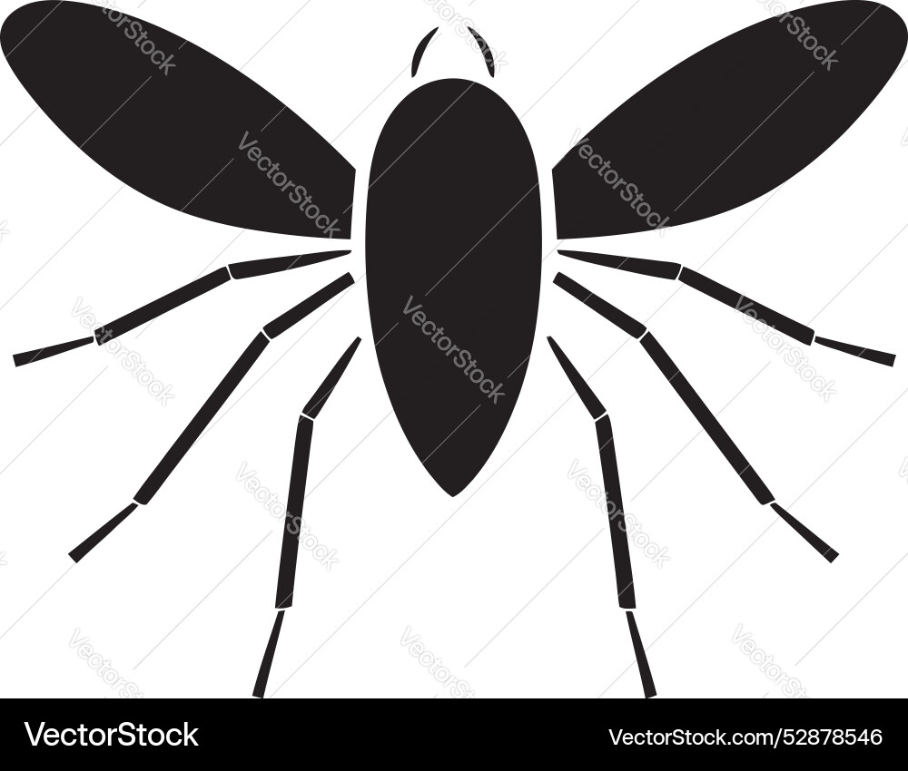 Intricate mosquito logo concept abstract mosquito Vector Image