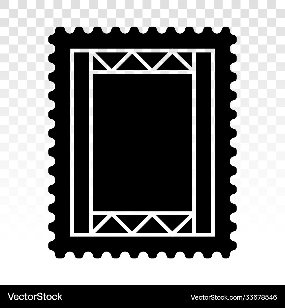 Postage stamp or letter - flat art icons Vector Image