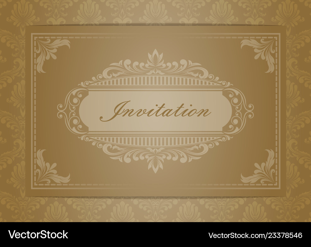 Premium invitation Royalty Free Vector Image - VectorStock