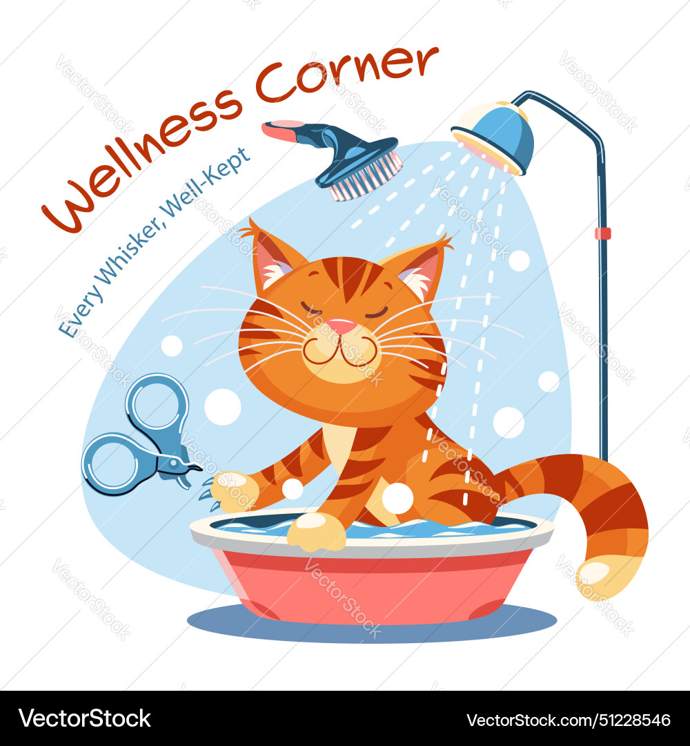 Wellness corner webpage Royalty Free Vector Image