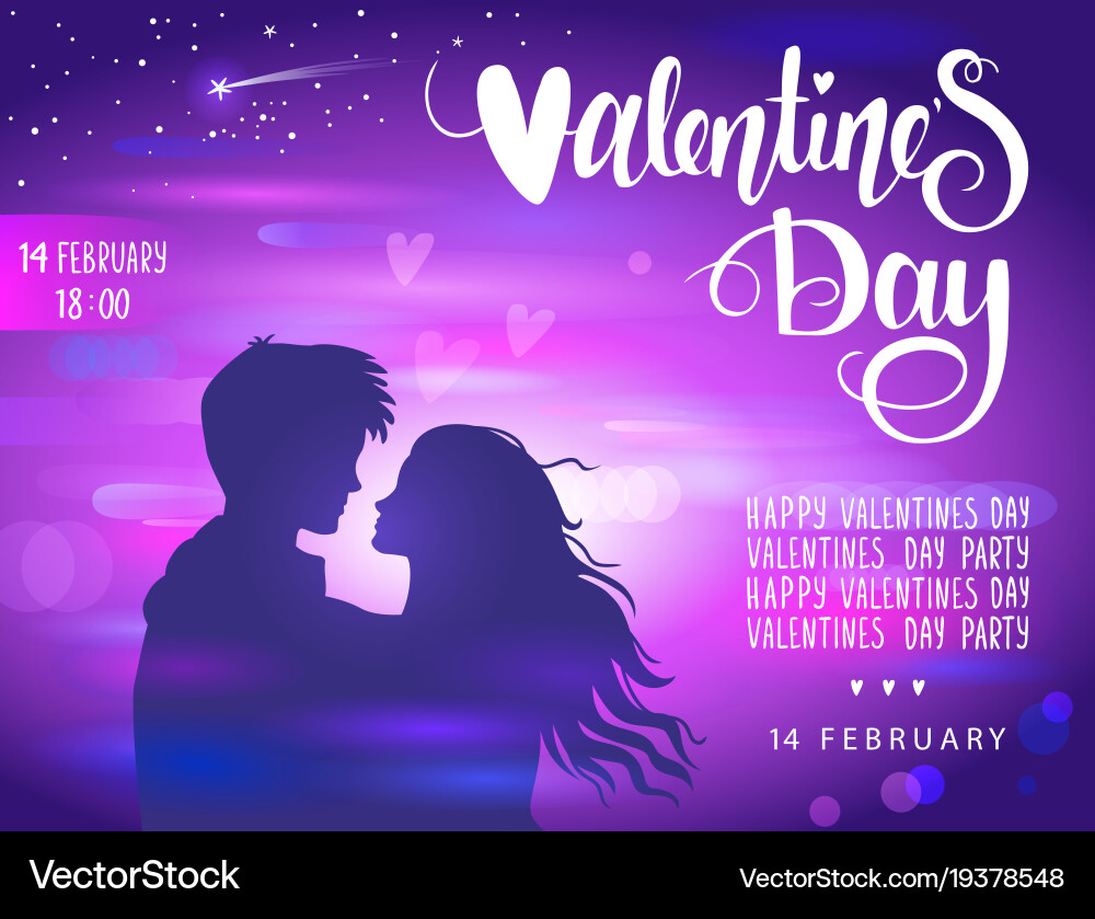 Couple banner Royalty Free Vector Image - VectorStock