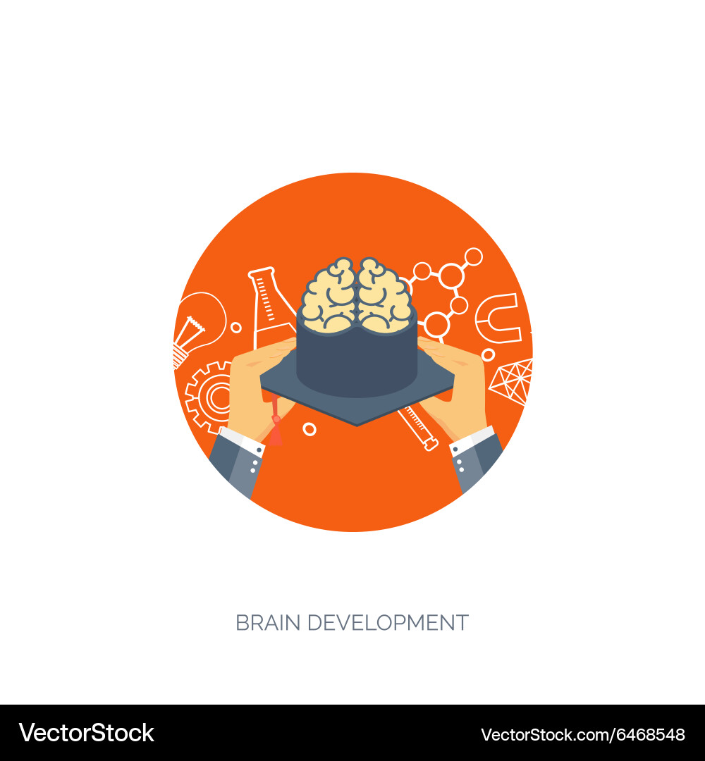 Flat backgrounds set Royalty Free Vector Image