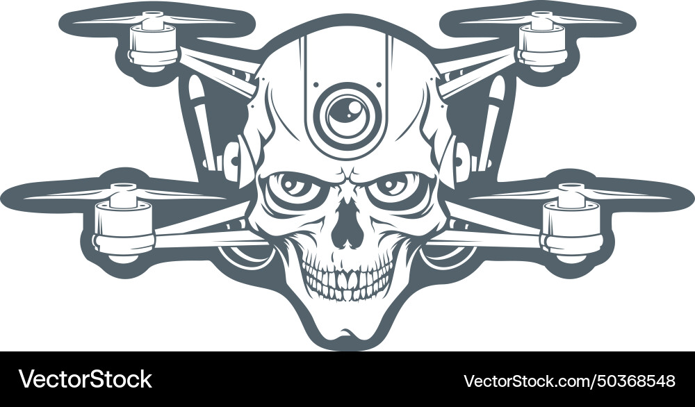 Fpv drone Royalty Free Vector Image - VectorStock