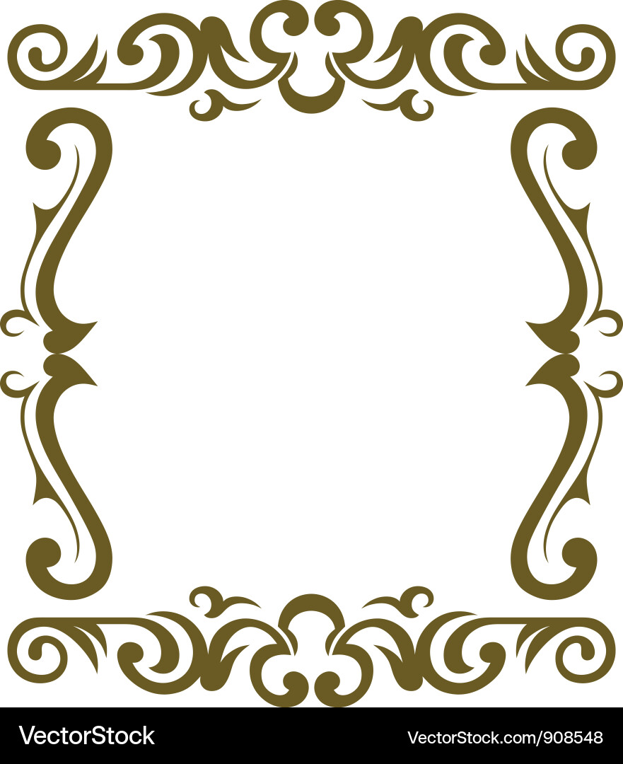 Frame design Royalty Free Vector Image - VectorStock