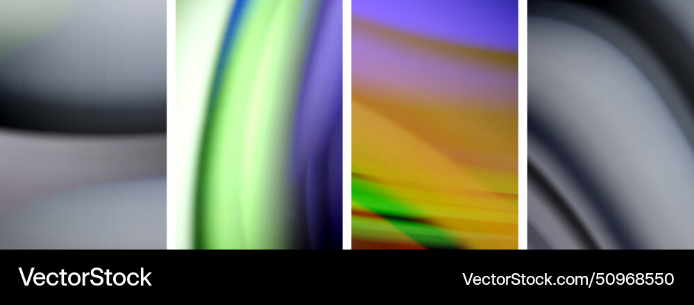 Blurred color line backgrounds Royalty Free Vector Image