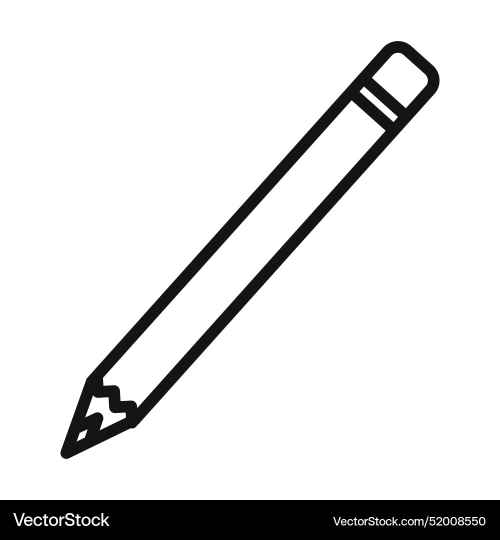 Drawing pencil icon perfect for writing Royalty Free Vector